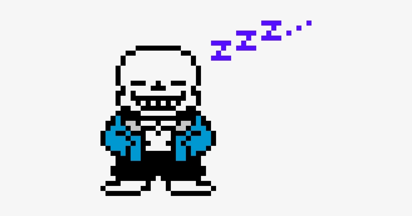 Download Undertale Sans - Sans Sleeping - HD Transparent PNG - NicePNG.com