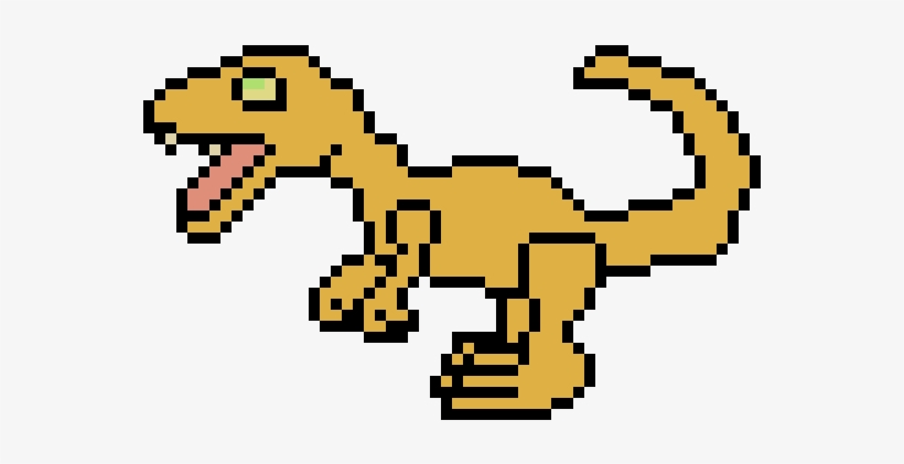 Raptor - Pixel Art Transparent PNG - 740x510 - Free Download on NicePNG