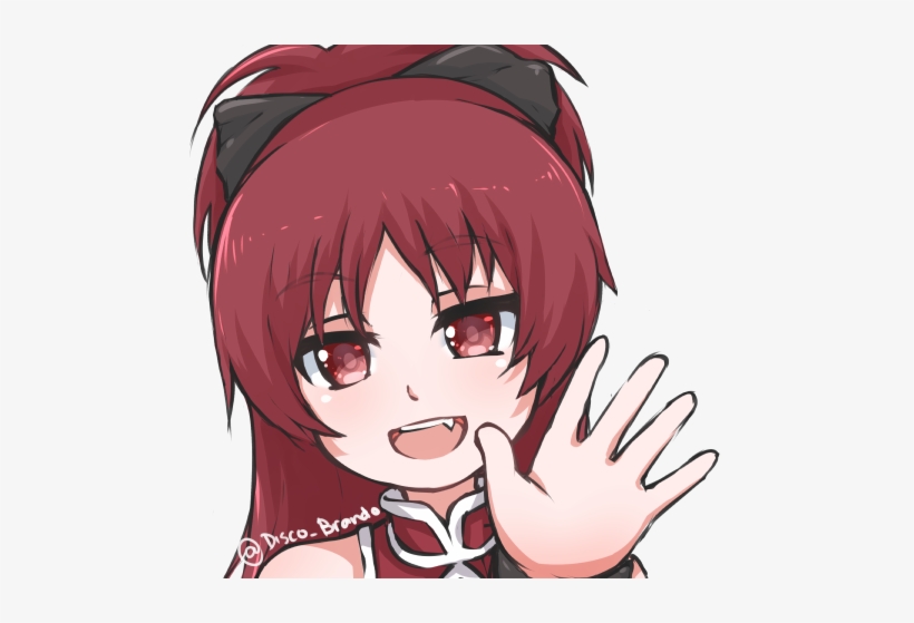Download - Wave - - Anime Style Twitch Emoticon - HD Transparent PNG ...