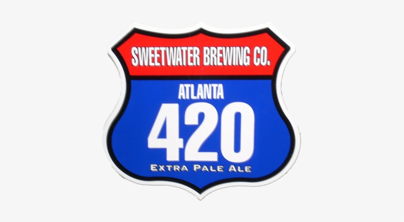 420 Road Sign Sticker Large - Sweetwater 420 Logo Transparent PNG ...