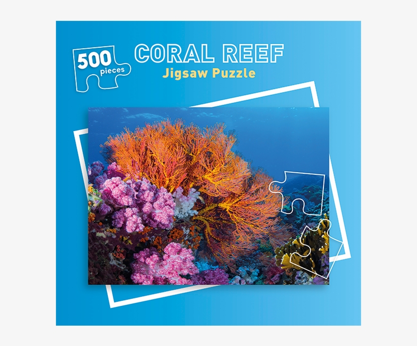 500 Piece Coral Reefs Jigsaw Puzzle Transparent PNG - 800x600 - Free ...