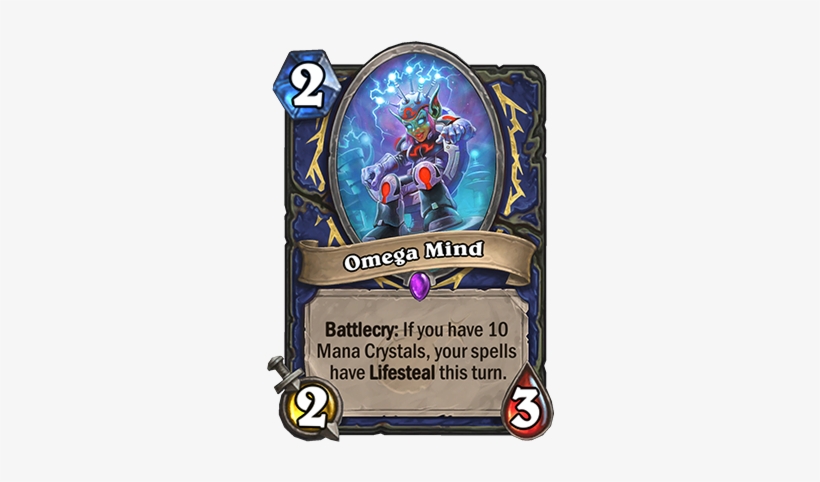 Omega Mind Card - Omega Mind Hearthstone Transparent PNG - 300x429 ...