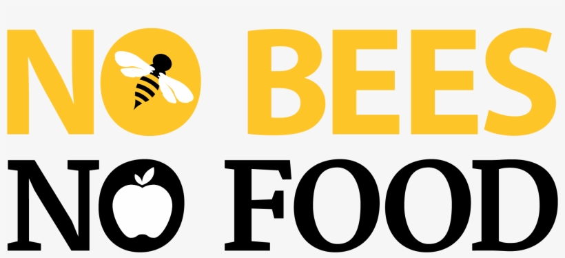 Take Action To Save The Bees - No Bees No Food Transparent PNG ...