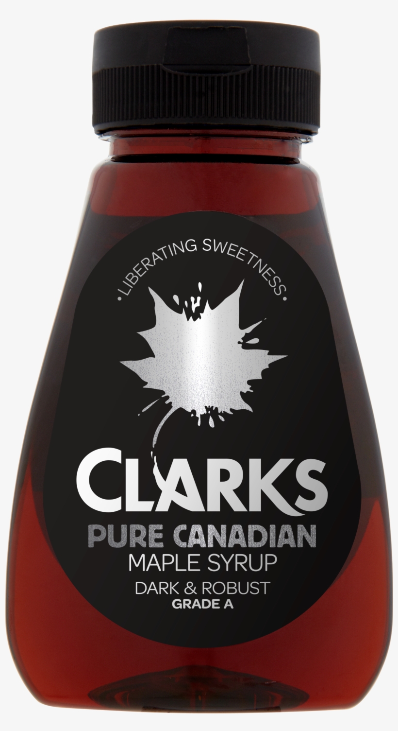Download Dark And Robust Maple Syrup Front - Clarks Maple Syrup Back ...