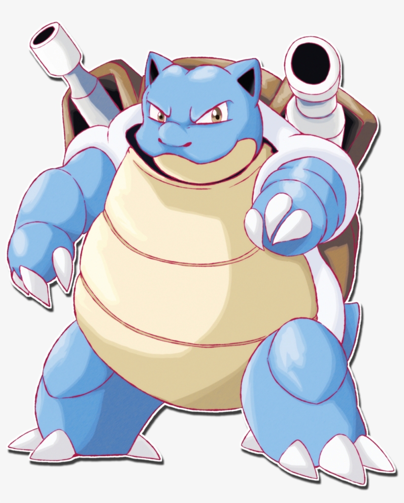 Vector Royalty Free Blastoise Transparent Wartortle - Blastoise Pokemon ...