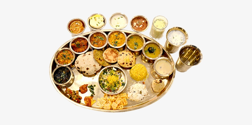 Dishes Clipart Bhojan - Bhojan Thali Png Transparent PNG - 500x326 ...