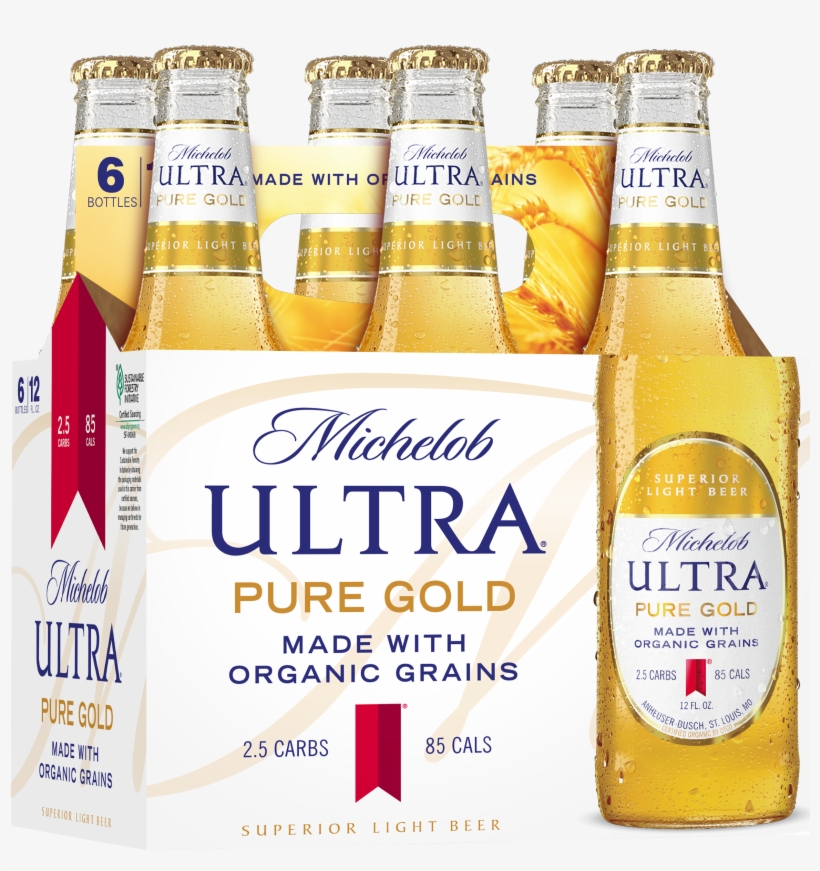 Michelob Ultra Pure Gold, Made With Organic Grains - Michelob Ultra ...