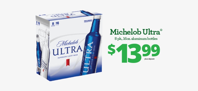 Michelob Ultra 8 Pack, 16 Oz - Michelob Ultra 8 Pack Aluminum ...