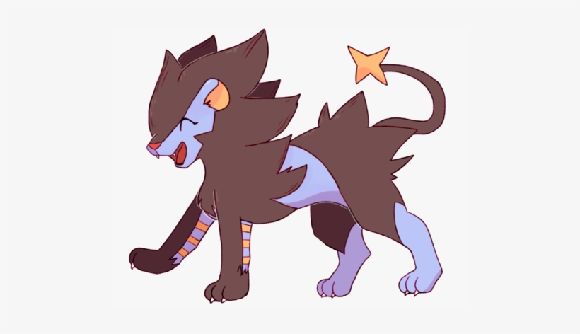 Luxray Drawing Transparent PNG - 500x392 - Free Download on NicePNG