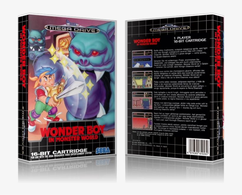 Sega Genesis Wonder Boy Picture Transparent - Wonder Boy In Monster ...
