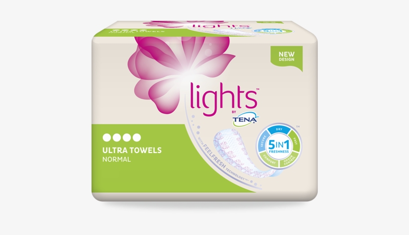 Lights By Tena Ultra Towels Normal Bladder Weakness - Lights Tena 5 In ...
