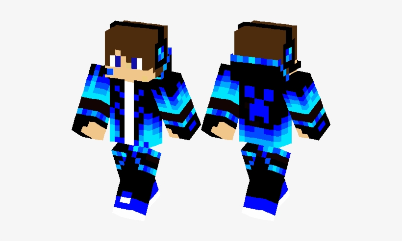 Download Minecraft Futuristic Boy Skin - HD Transparent PNG - NicePNG.com