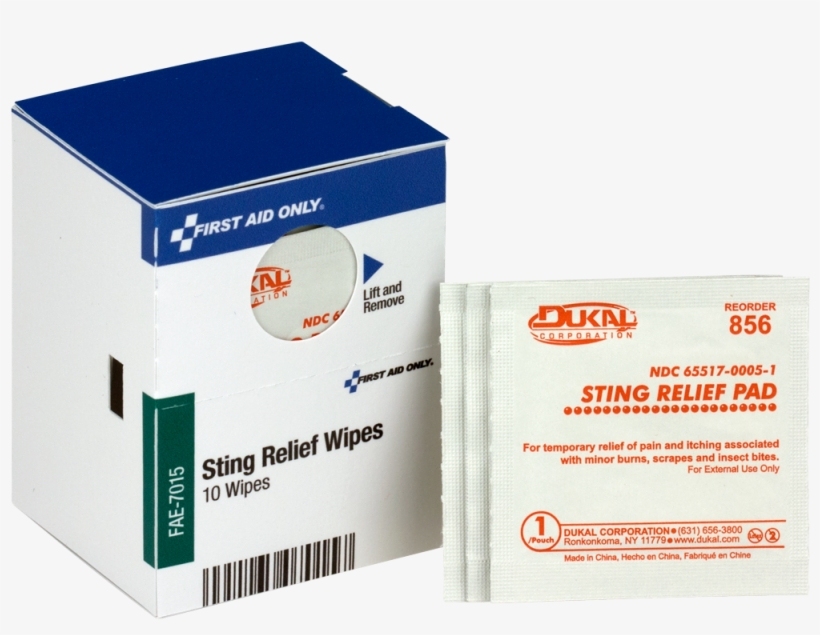 Insect Sting Relief Pad Insect Sting Relief Pad Insect - First Aid Only ...