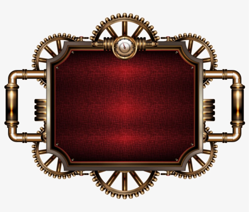 Download Steam By Illustratorg On Deviantart - Steampunk Frame Png - HD ...