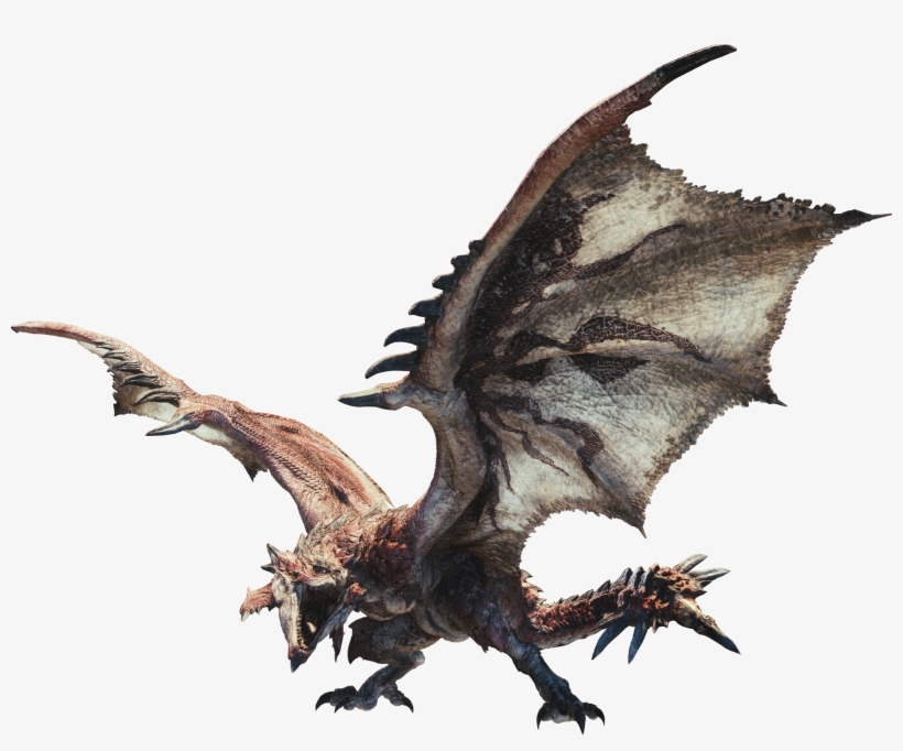 15 - Monster Hunter World Rathalos Transparent PNG - 800x627 - Free ...