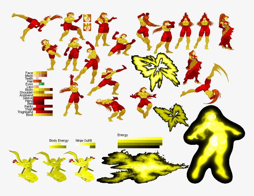Flash Http - //i - Imgur - Com/waq7dzm - Kid Flash - Flash Mugen Sprite ...
