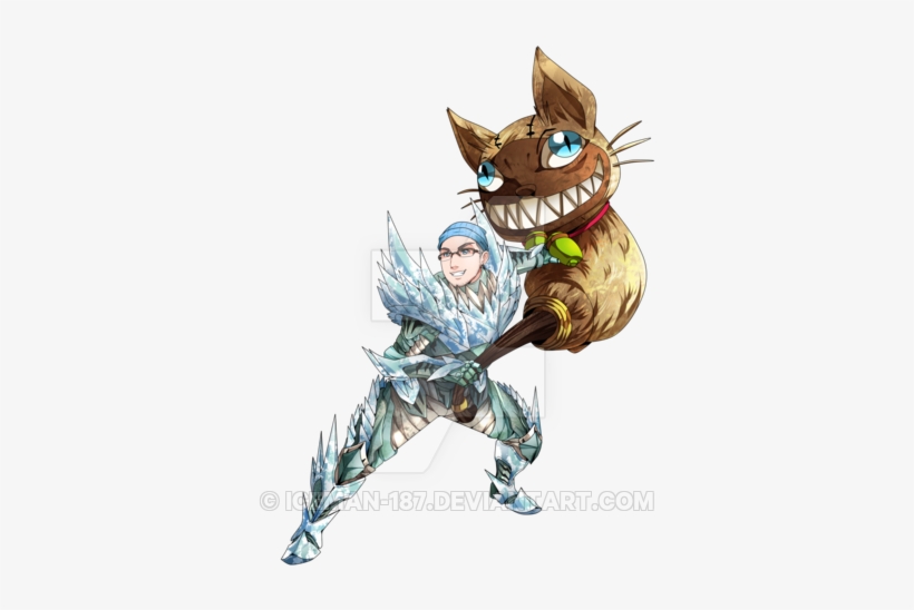 Monster Hunter - Monster Hunter 3 Cat Transparent PNG - 400x566 - Free ...