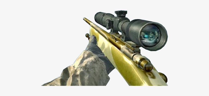 M40a3 Desert Cod4 - Cod 4 Remastered Png Transparent PNG - 500x298 ...
