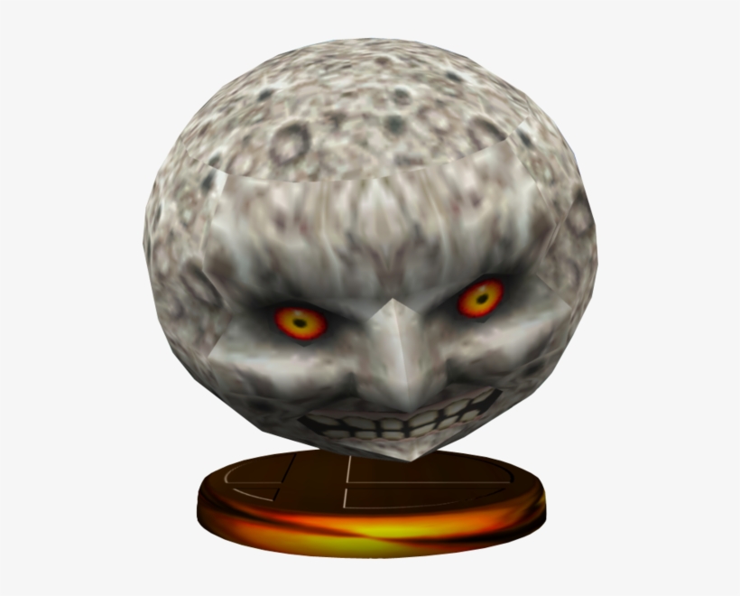 Melee Trophies Moon - Super Smash Bros Melee Moon Transparent PNG ...