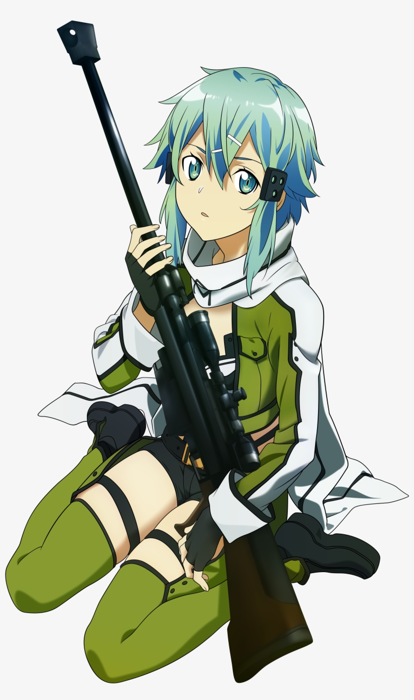 Download Sinonnon-01 - Sword Art Online 2 Sinon - HD Transparent PNG ...