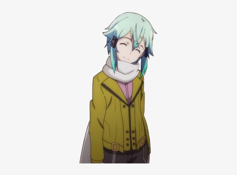 Transparent Smiling Sinon - Transparent Sword Art Online Transparent ...
