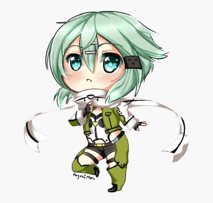 So I Re-do The Last Chibi Sinon I Did A Couple Weeks - Sinon Sao Chibi ...