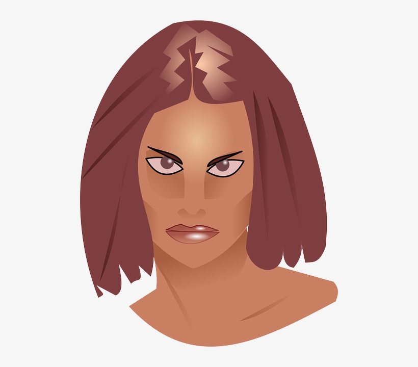 Head, Model, Woman, Face, Hair, Scary, Stare, Gaze - Scary Woman Face ...