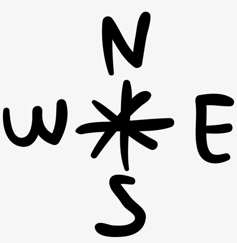 Cardinal Points Star Handmade Symbol For Maps Comments - Simbolos De ...