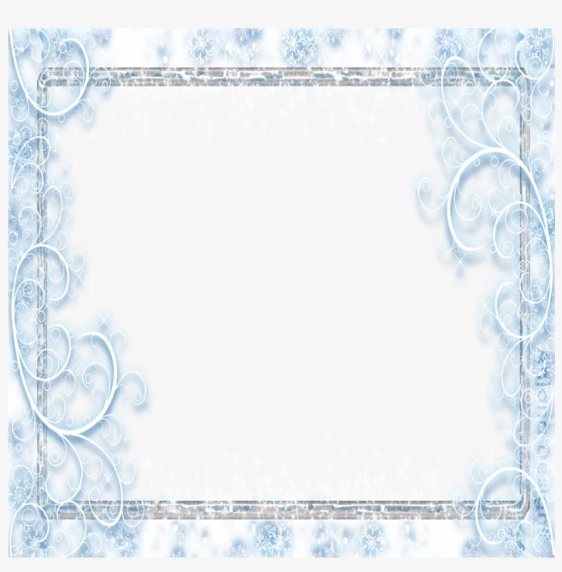 Download Mq Blue Ice Frame Frames Border Borders - Picture Frame - HD ...
