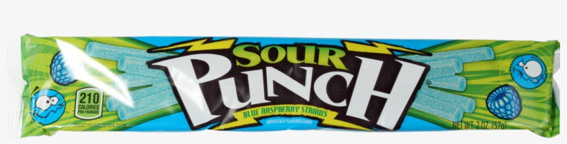 Sour Punch Blue Raspberry Straws 2oz - Sour Punch Apple Sour Straws 2oz ...