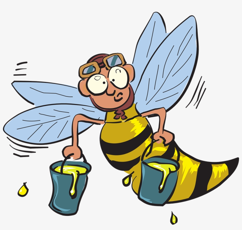 Goofy Worker Bee - Png Worker Bee Transparent PNG - 1280x1157 - Free ...