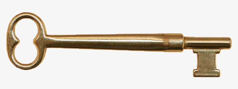 Solid Brass Archetectural Skeleton Key With Double - Replacement Door ...