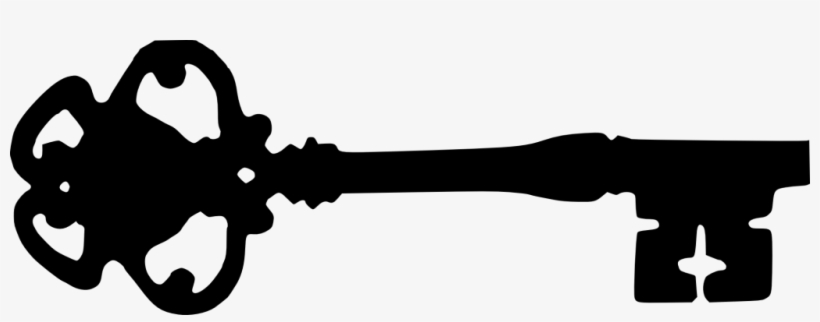 8 Skeleton Key Silhouettes - Skeleton Key Transparent PNG - 1024x353 ...