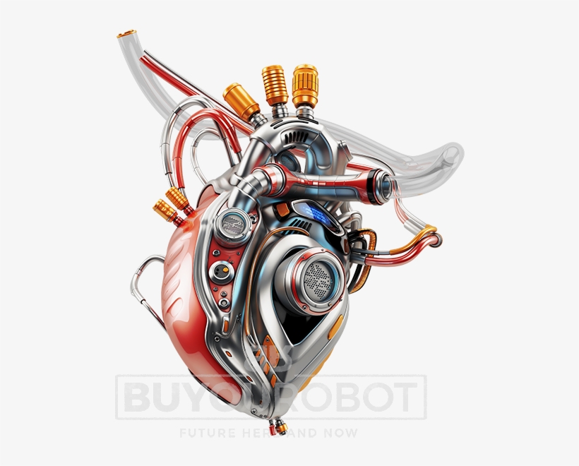 Unique Robotic Internal Organ - Heart Robot Transparent PNG - 800x640 ...