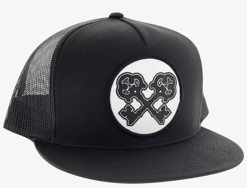 Skeleton Key Cross Keys Mesh Skate Hat - Skeleton Key Mfg Cross Keys ...