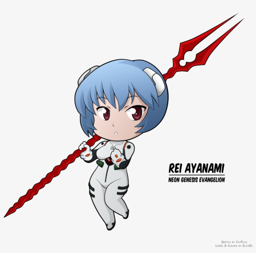 Png - Neon Genesis Evangelion Rei Chibi Transparent PNG - 900x857 ...