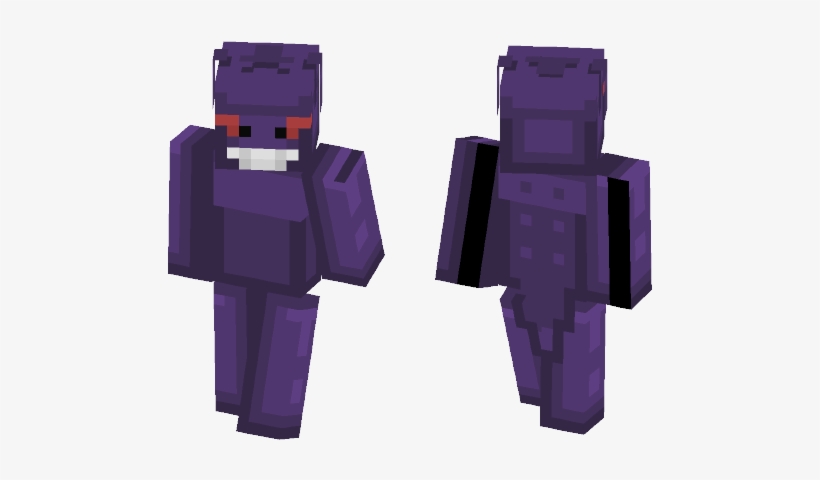 Gengar - Lil Uzi Vert Minecraft Skin Transparent PNG - 584x497 - Free ...