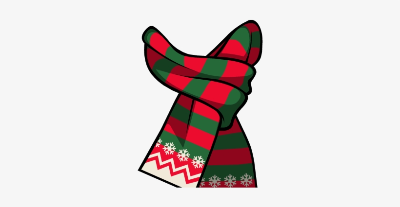 Christmas Scarf Clip Art