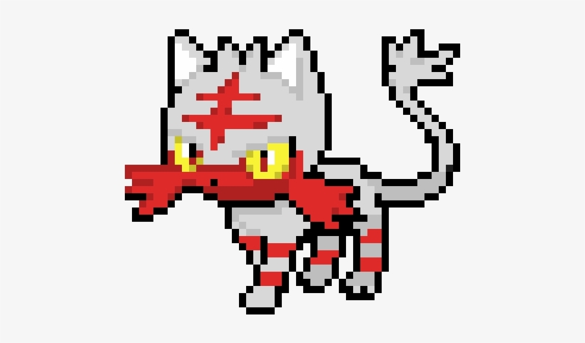 Shiny Litten - Shiny Litten Sprite Transparent PNG - 630x490 - Free ...