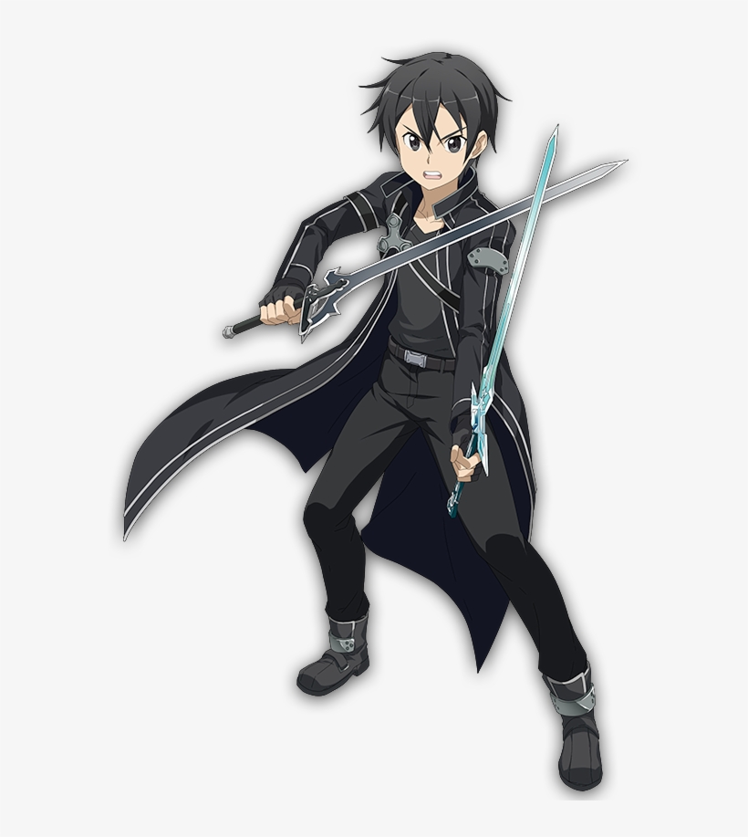 Sword Art Online Memory Defrag Kirito Transparent PNG - 606x841 - Free ...