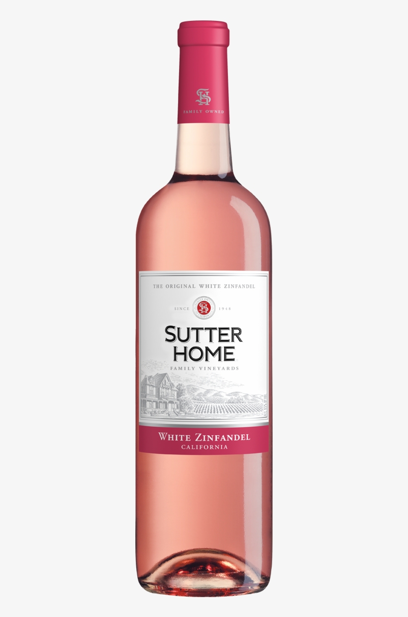 White Zinfandel - Sutter Home White Zinfandel Transparent PNG ...