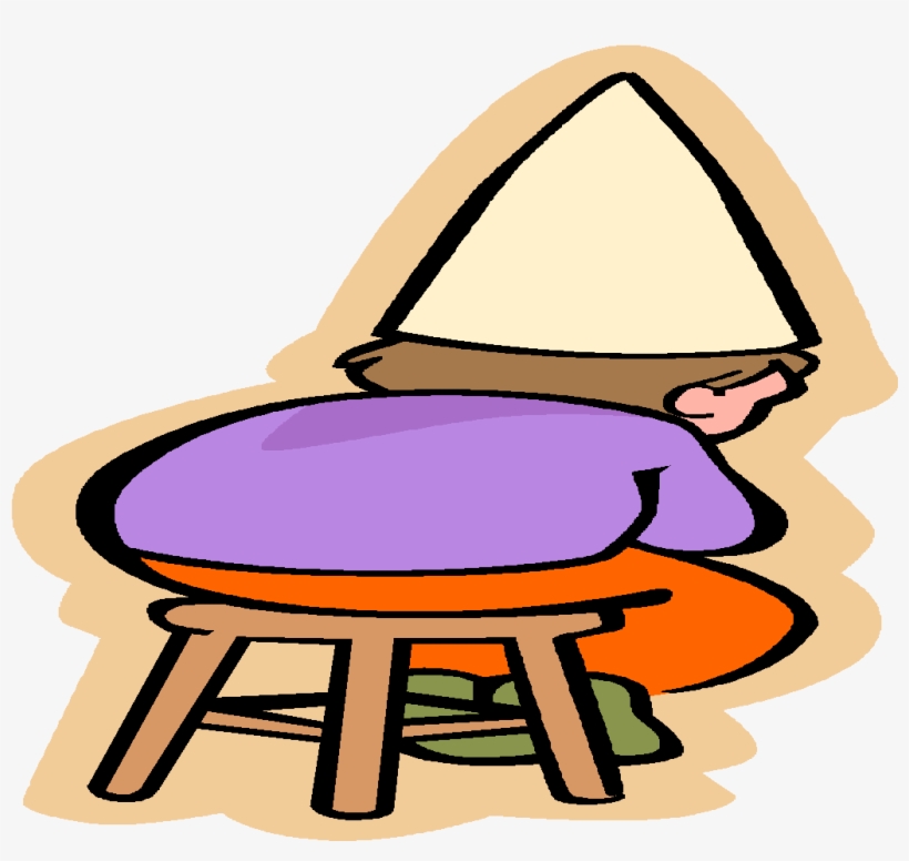 Student Handbook Clip Art Free - Sitting In A Corner Clipart ...