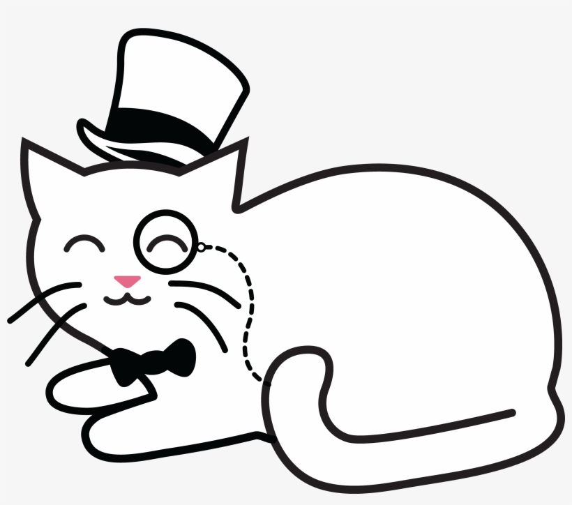 Fancy Cat Sticker - Cat Transparent PNG - 4624x3469 - Free Download on ...