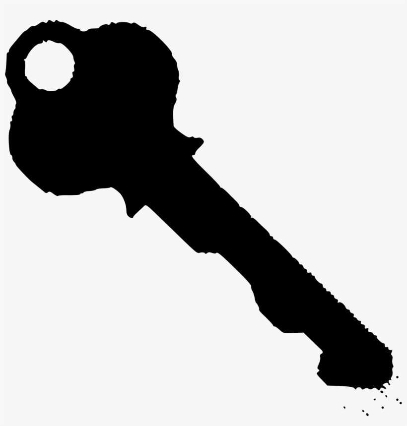 Key Outline Clip Art