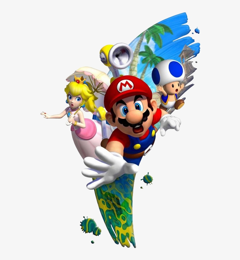 Transparent From Nintendo's Super Mario Sunshine - Peach Super Mario ...