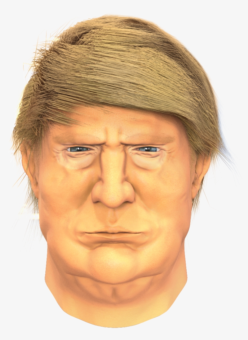 Donald Trump Head Sculpt - Sketch Transparent PNG - 1920x1063 - Free ...