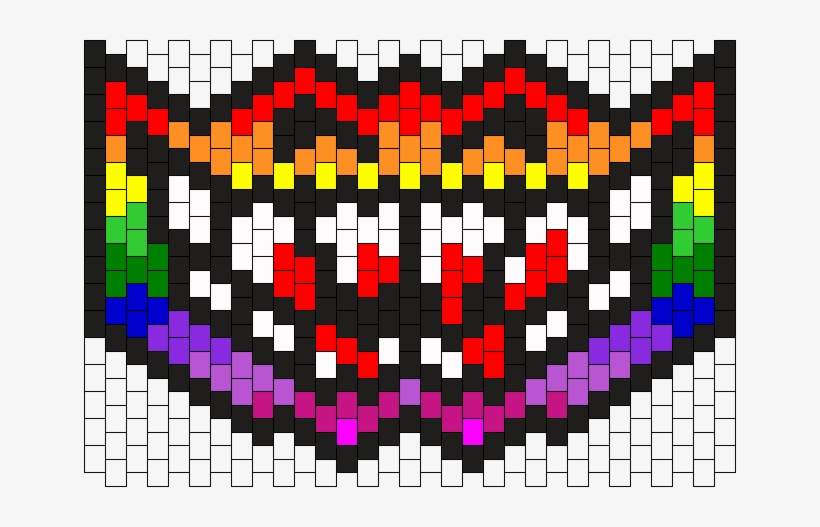Rainbow Monstar Dripping Blood Mask - Flosstradamus Kandi Mask ...