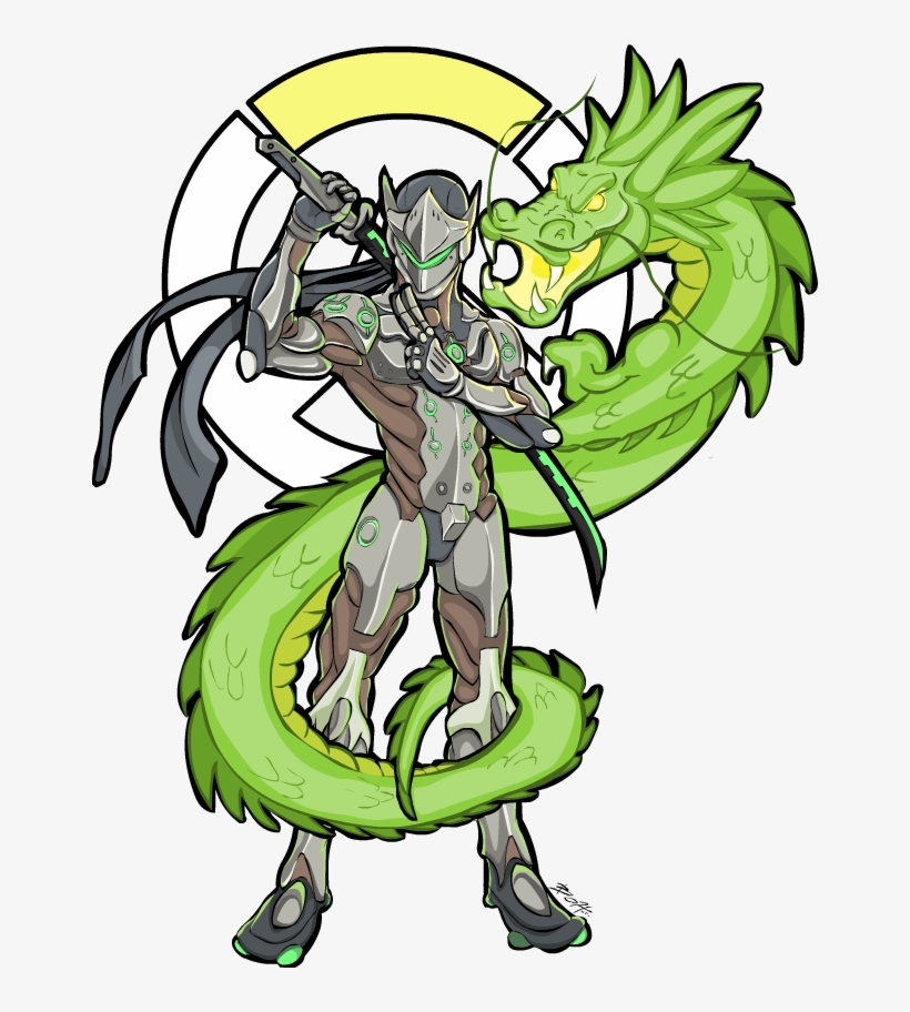 Genji-san By Tokeshiro All These Dragon Based Attacks - Drawing Genji ...