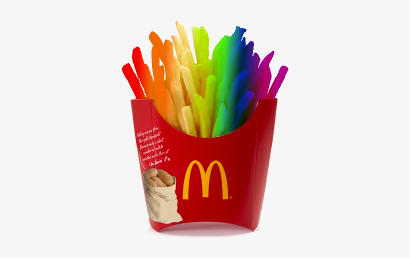 Mcdonald's Rainbow Fries - Mcdonalds French Fries Transparent PNG ...