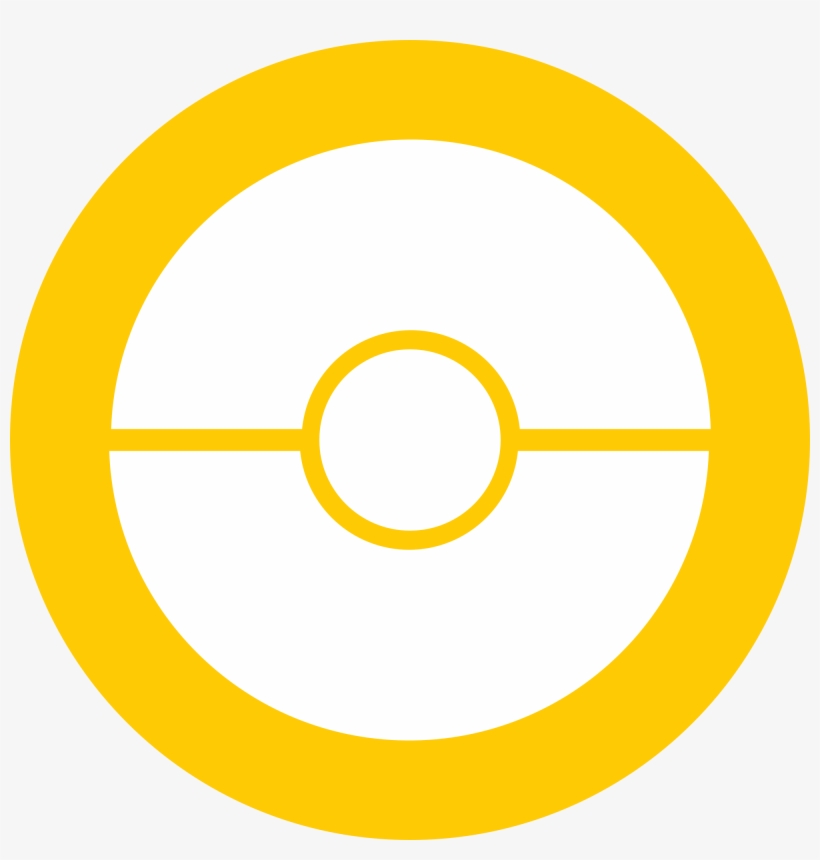 Download Pokeball Svg - Yellow Facebook Logo Transparent - HD ...